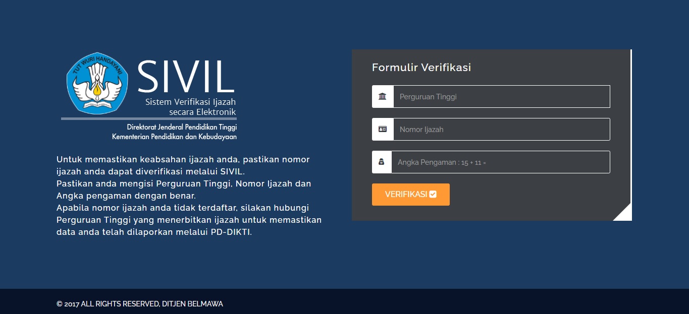 Cara Melihat Data Ijazah di SIVIL dan Data di PDDikti, Mana Lebih ...