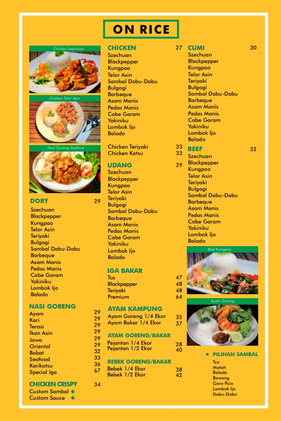 Inilah Daftar Menu dan Harga Resto DO.TEKO Taman Siswa Banaran UNNES ...